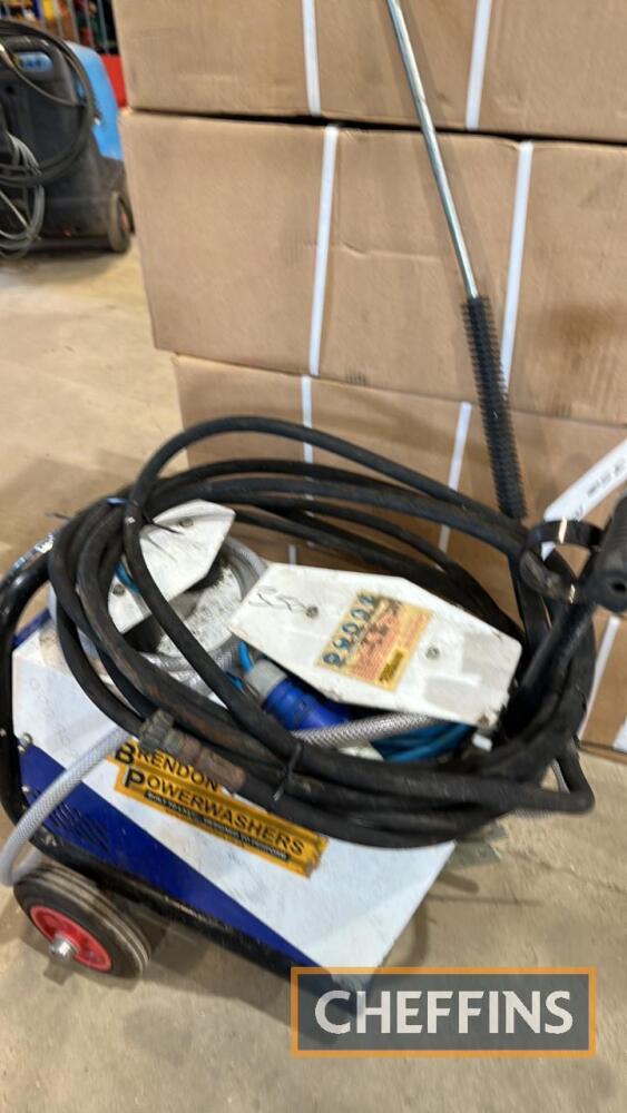 Brendon Electric Pressure Washer 240v c w hose and lance Small Electrial Lots Workshop Equipment Small Groundcare to be held at the Machinery Saleground Sutton Ely Cambs CB6 2QT Machinery and Vintage