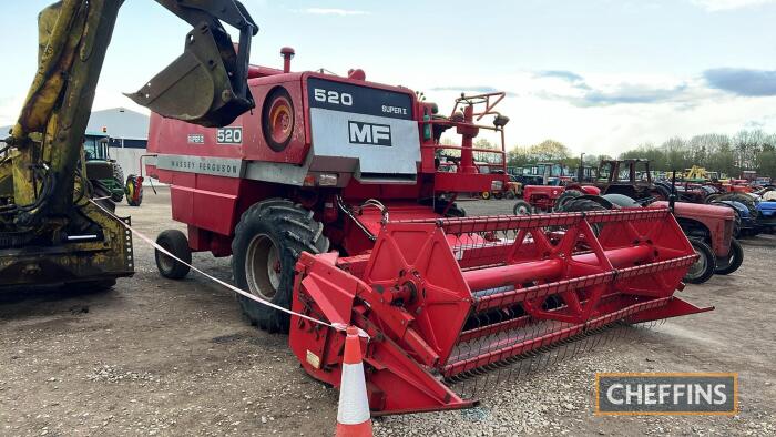 MASSEY FERGUSON 520 COMBINE HARVESTER A nice straight original example that has been barn stored Vintage sale Sale 5 Vintage Classic Tractors Vehicles Lots 2260 END etc to
